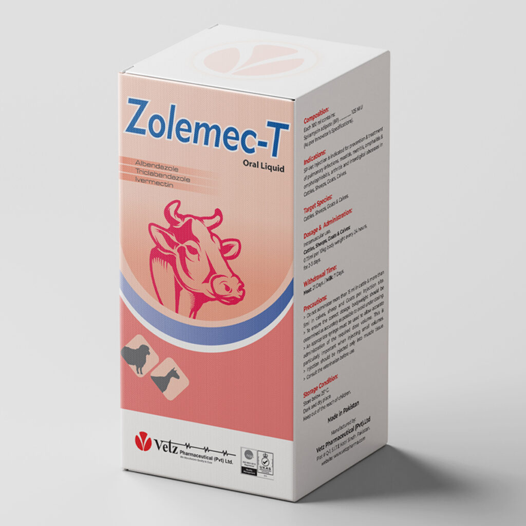 Zolemec-T Oral Liquid – Vetz Pharmaceutical (Pvt).Ltd