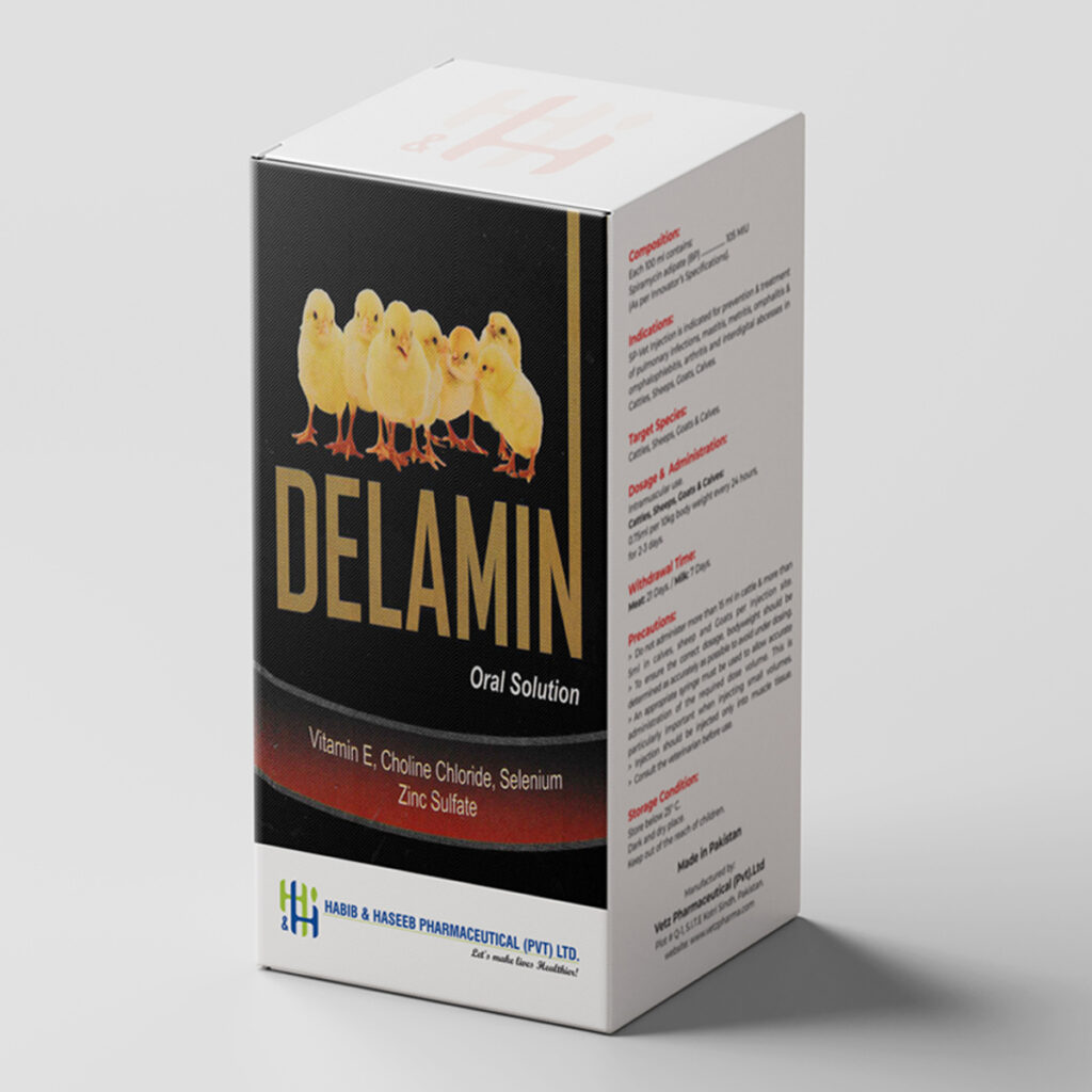 Delamin Oral Solution – Vetz Pharmaceutical (Pvt).Ltd